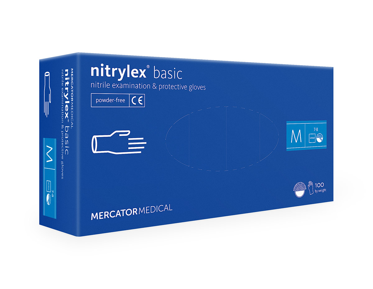Mercator nitrylex basic - Nitrilhandschuhe - Größe: M
