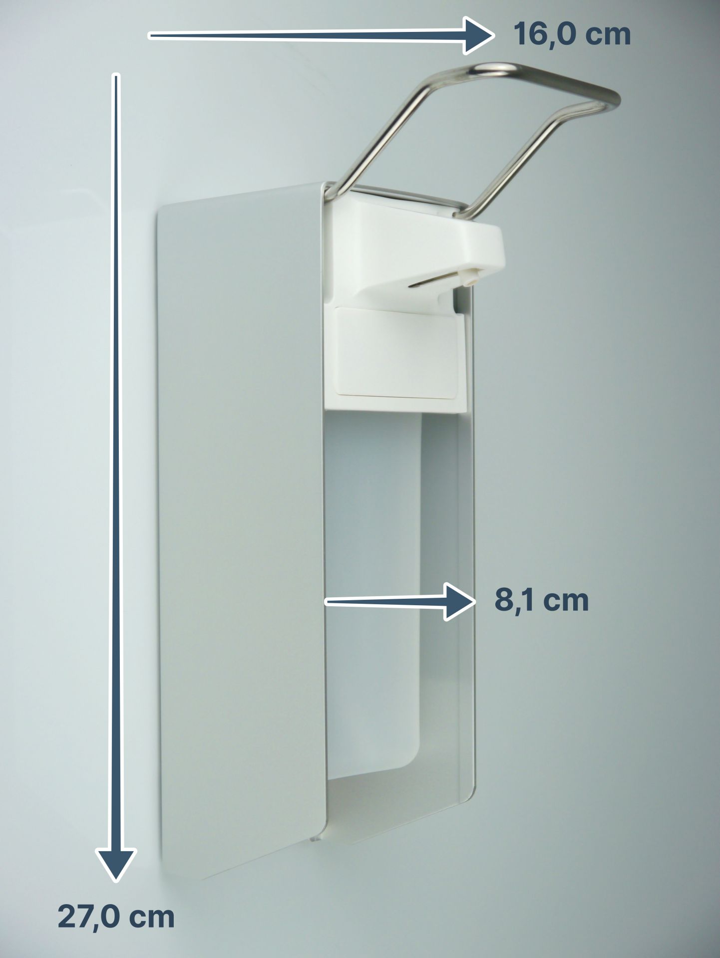 Desinfektionsmittelspender | Aluminium | Kunststoffpumpe - geeignet für ...